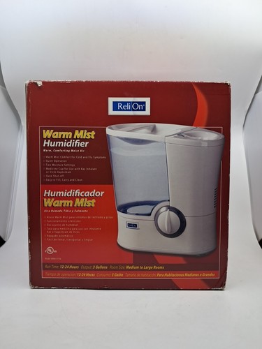 Reli On ReliOn Warm Mist Humidifier Tabletop - New | eBay