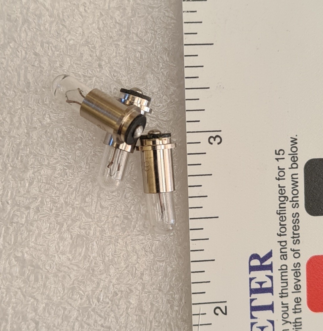 3 PCS OSHINO 628 Incandescent 6V Flanged Lamp OL-628 | eBay