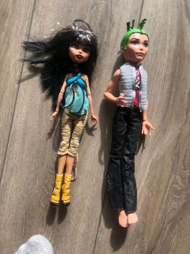 Monster High Couple Lot – Cleo de Nile (Wave 1) & Deuce Gorgon 2013 ...