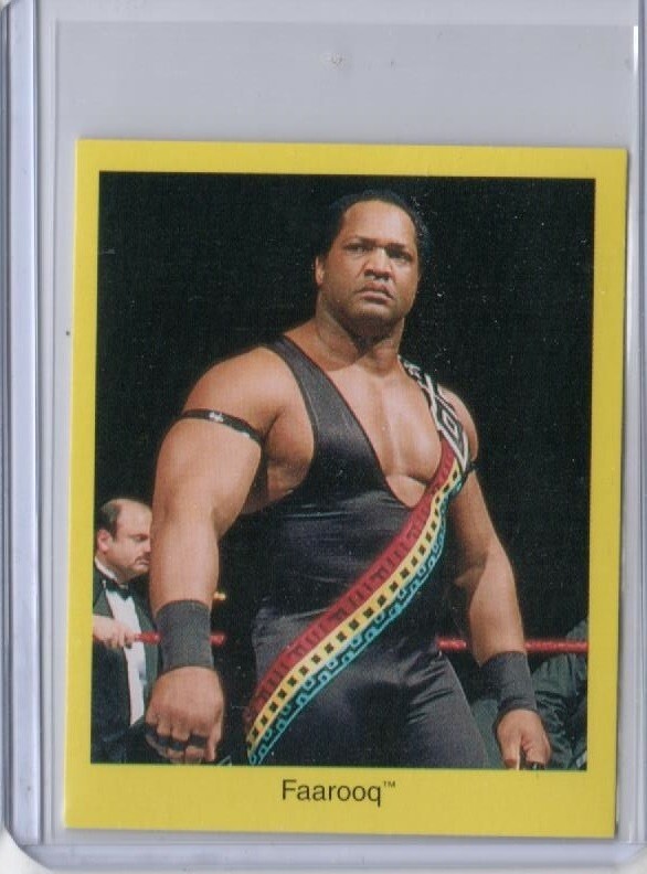 1999 Cardinal WWF FAAROOQ RON SIMMONS Trivia Game Card Series 2 WWE | eBay