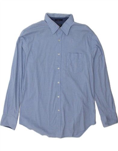 DOCKERS Mens Classic Fit Shirt XL Blue Check Cotton CO09 | eBay