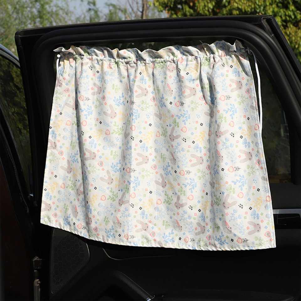 Car Curtain Suction Cup Sun Shade Cartoon Sun Protection Insulation ...