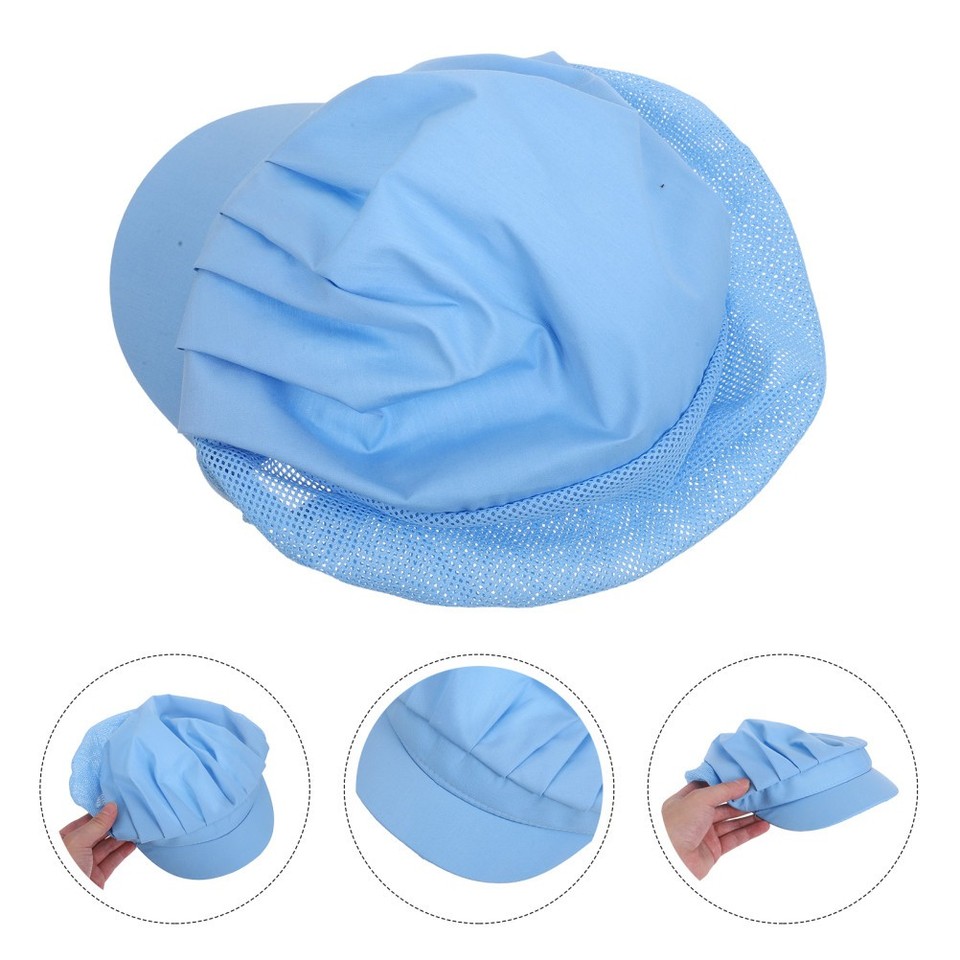 Food Industry Hat Wedding Catering Hats Breathable Cap for Restaurant ...