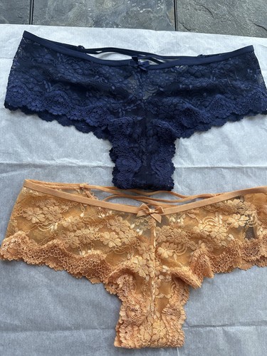 Victoria's Secret Cheeky Very Sexy Lacy Strappy Booty Panties Bundle of ...