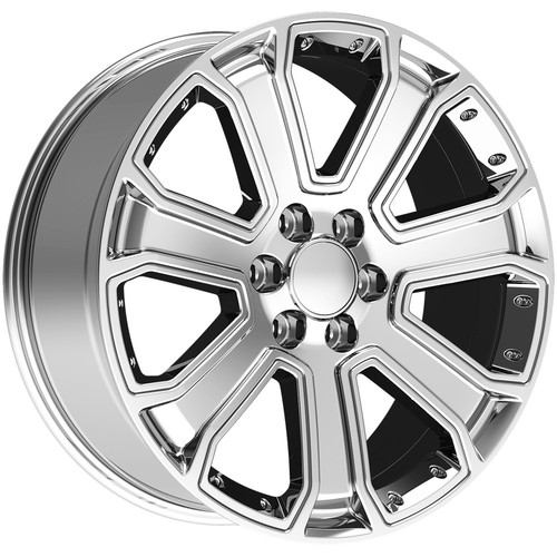 Performance Replicas PR166 Denali 22x9 6x5.5" +24mm Chrome Wheel Rim 22 ...