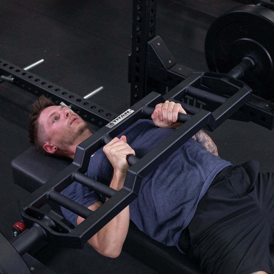 Titan Fitness Rackable Multi-Grip Camber Olympic Barbell, Rated 1,000 ...