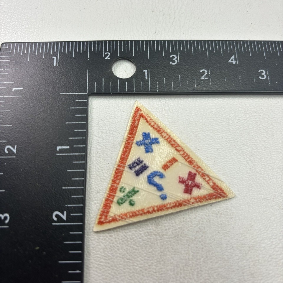 Small Triangle MATH MATHEMATICS Patch + - * ? = Equations 31D5 | eBay
