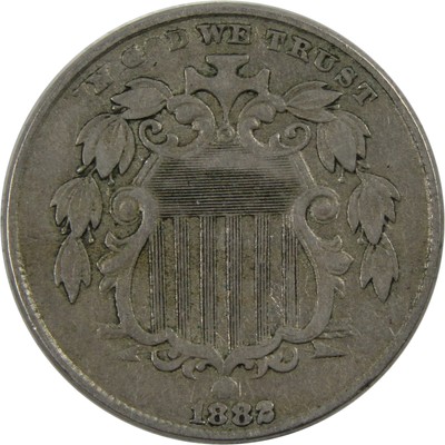 1882 Shield Nickel XF EF Extremely Fine 5c Coin SKU:I4881 | eBay