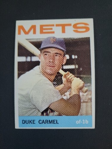 1964 Topps Set-Break # 44 Duke Carmel NY Mets. Light Crease Above T On ...