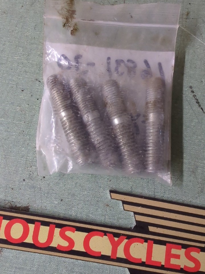 NOS OEM Harley Davidson Cylinder Base Studs P/N 16831-30 Set Of Four | eBay