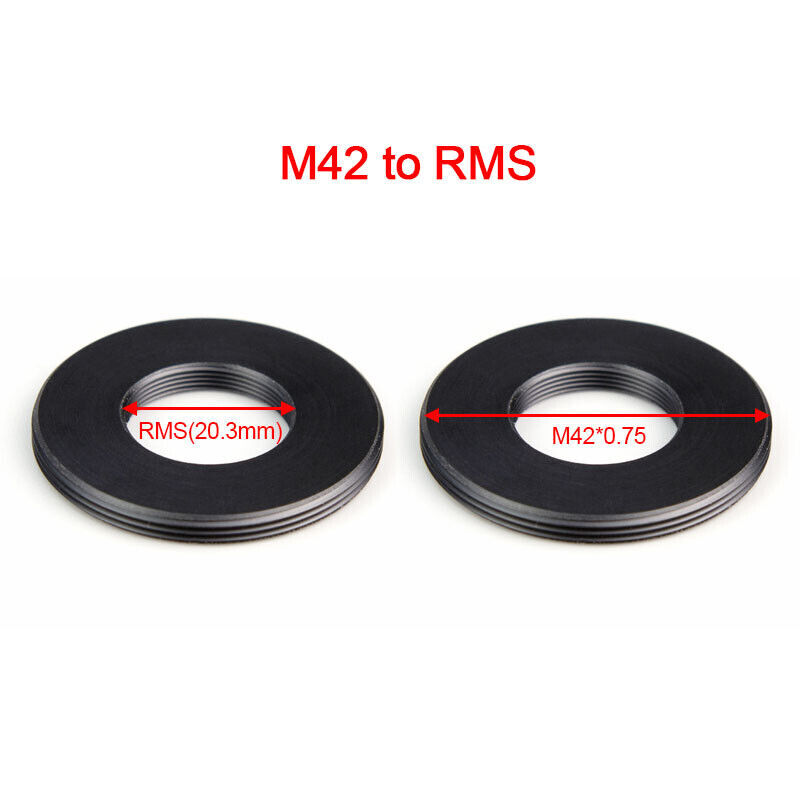 1PC Microscope Objective RMS Thread Transfer to M42x0.75/M42x1 ...