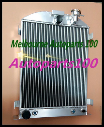 3 Rows Aluminum Radiator Chopped engine 1932 32 For Ford Auto Manual ...