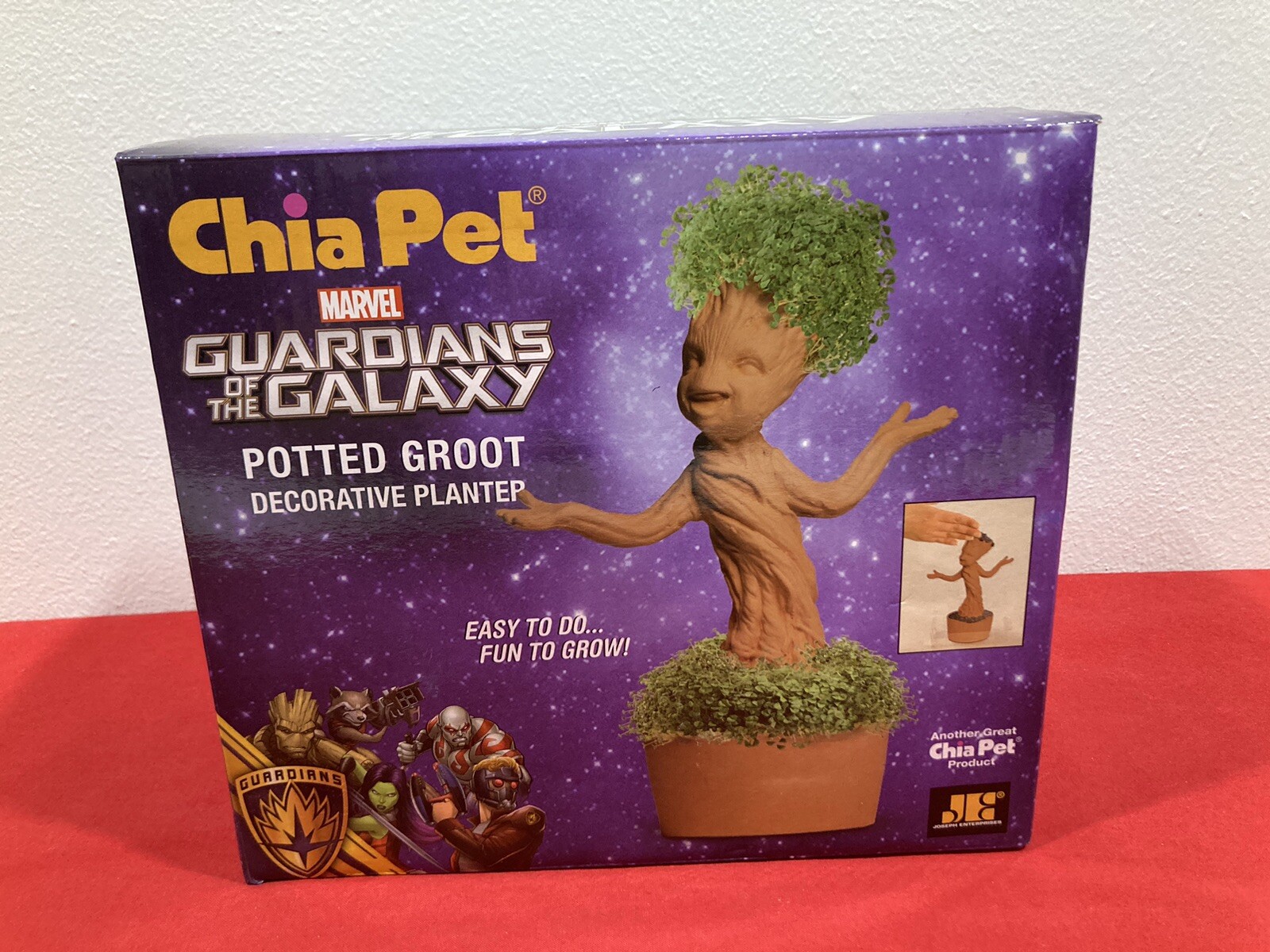 CHIA PET Guardians of the Galaxy Marvel POTTED GROOT Ceramic Planter ...