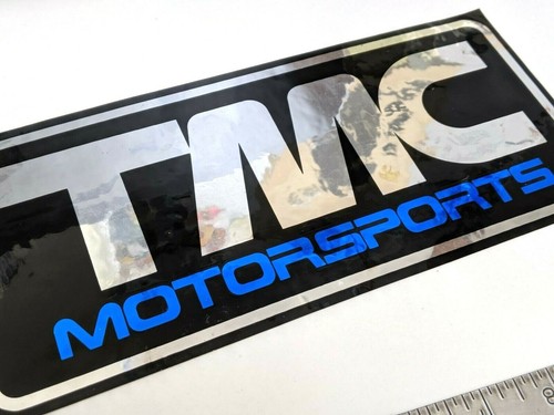 Vintage TMC Motorsports Large Sticker Chrome Racing Decal RARE | eBay
