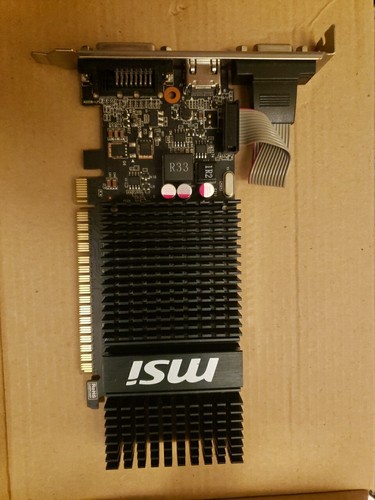 [TESTED] MSI GeForce GT 720 1GB DDR3 Graphics Card N720-1GD3HLP | eBay