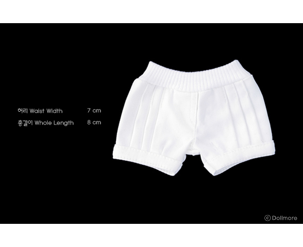 Dollmore 17" 1/4 BJD SIZE MSD - Pot PP Pants (White)[A1] | eBay