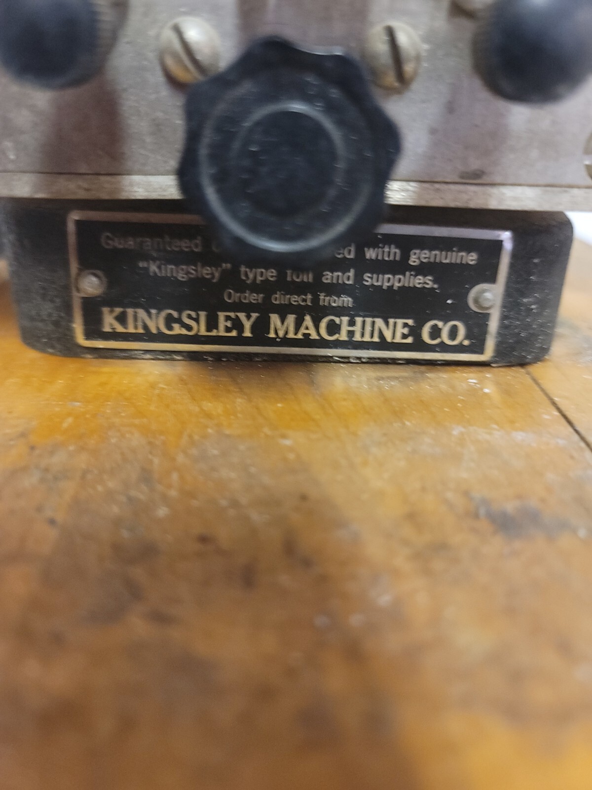 Kingsley Hot Foil Stamp Embossing Machine Model XTE Working Handle ...