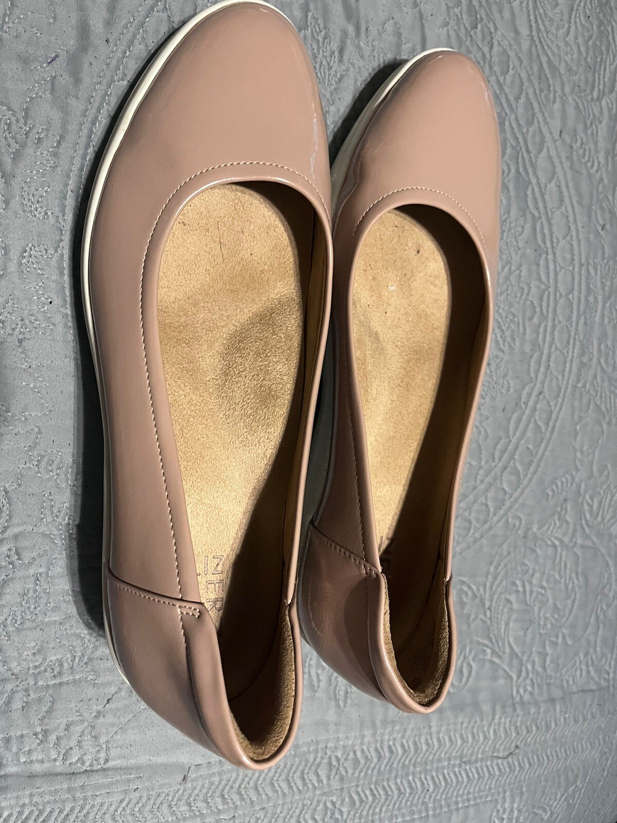 Naturalizer Susan Patent Leather Wedge Slip On Sneakers 11W | eBay