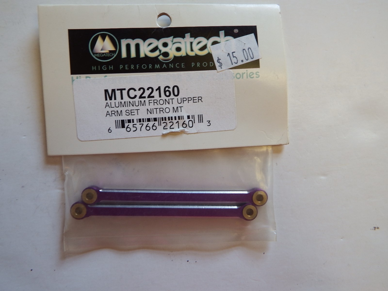 Megatech - ALUMINUM FRONT UPPER ARM SET - NITRO MT - Model # MTC22160 ...