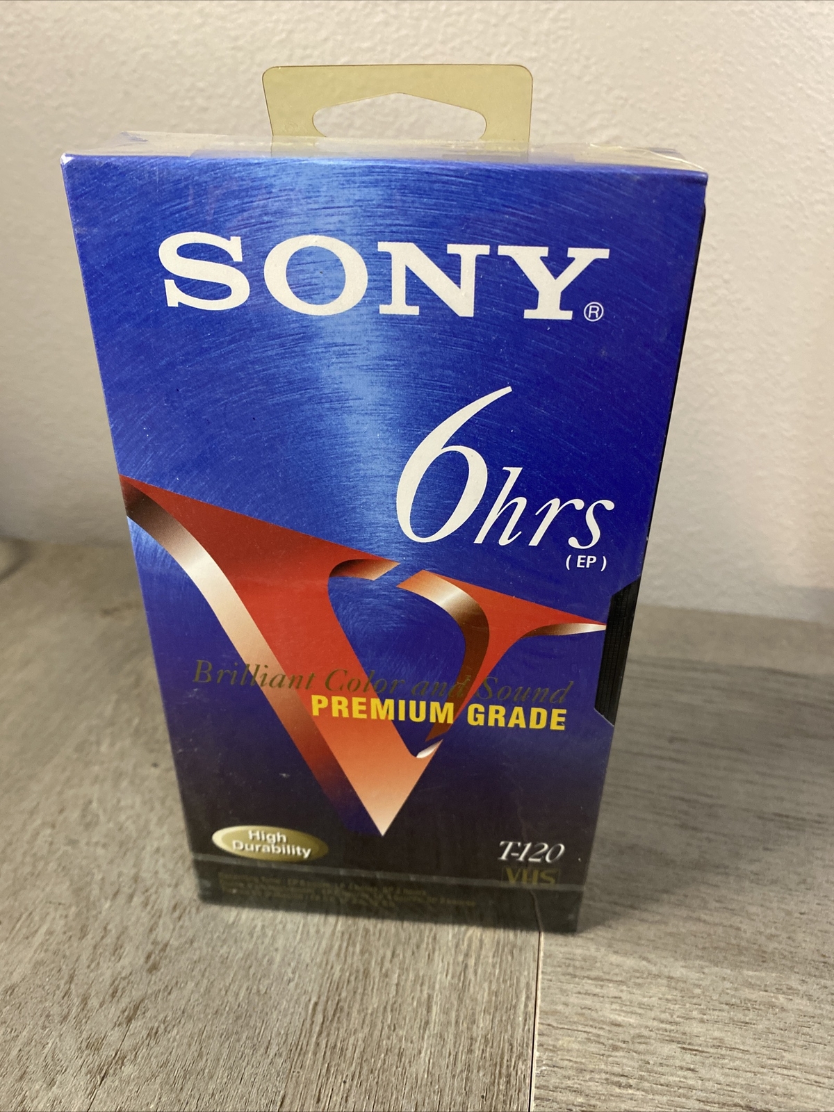 SONY T-120 VHS 6HR Premium Grade (12 PACK) Blank VHS Tapes NEW & SEALED ...