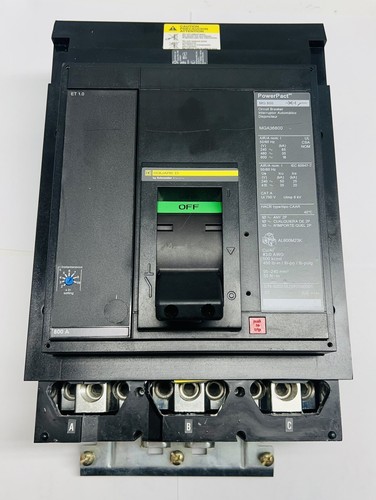 Square D MGA36800 800 Amp 600V 3 Pole MG800 Circuit Breaker NEW | eBay