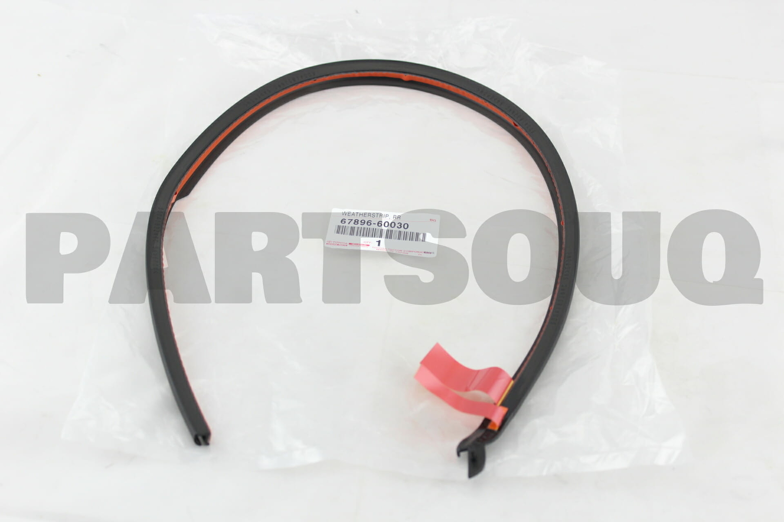 6789660030 Genuine Toyota WEATHERSTRIP, REAR DOOR, NO.3 LH 67896-60030 ...