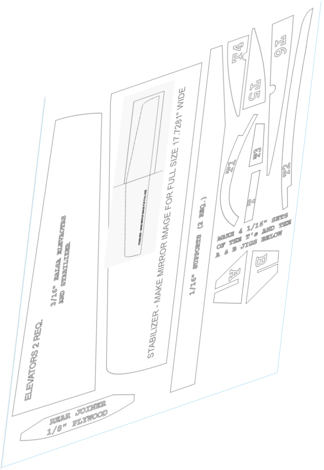 Midwest P-51 Mustang Control Line Kit 237 Full Size Plans 48" for .29 ...