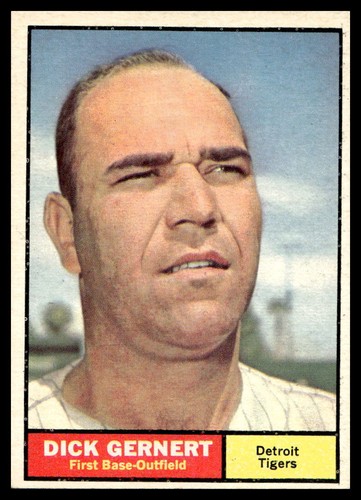 1961 Topps #284 Dick Gernert Detroit Tigers EX-EXMINT | eBay