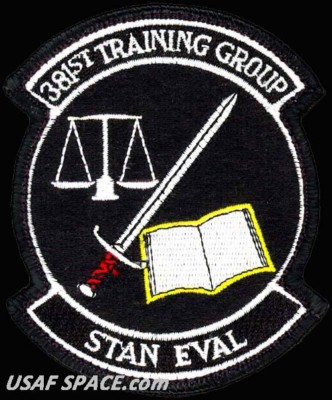 USAF 381ST TRAINING GROUP - STAN/EVAL - VAFB - TITAN II - ORIGINAL VEL ...
