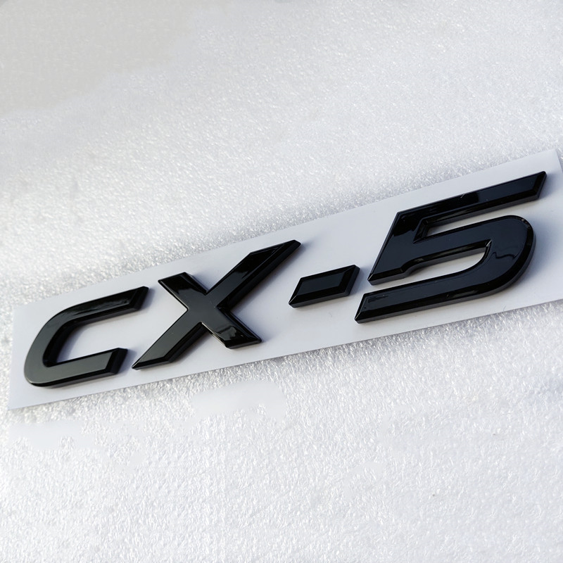 Gloss Black CX-5 Letters Rear Trunk Lid Emblem Nameplate for Mazda CX-5 ...