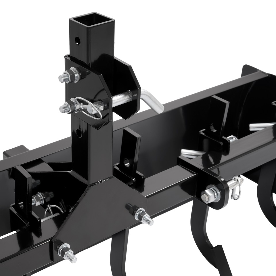 Powder Coated Steel 55" Box Blade Scraper W/6 Scarifier Shank For Cat 0 ...