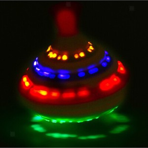 1x Spinning Top Toy w/ Music Magic LED Flash Toy Light Up Spinner for ...