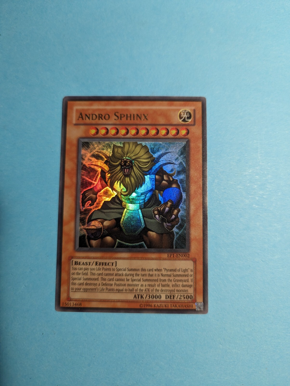 Yu-Gi-Oh! TCG Andro Sphinx Yu-Gi-Oh! The Dark Side of Dimensions Movie ...