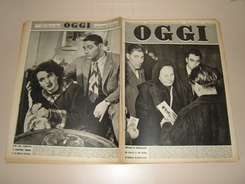 OGGI=1950/9=ENRICO MAZZOLANI=FULVIA FRANCO=HERTTA KUUSINEN=MARGARET ...