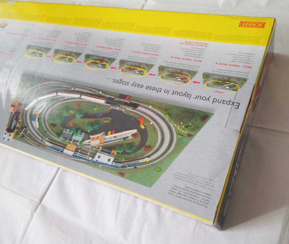 Hornby OO Gauge R1076 BR Class 390 Virgin Pendolino Train Set EMPTY BOX ...