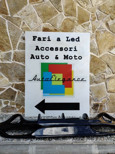 DIFFUSORE ALFA ROMEO MITO SOTTO PARAURTI POSTERIORE DAM NERO LUCIDO ...