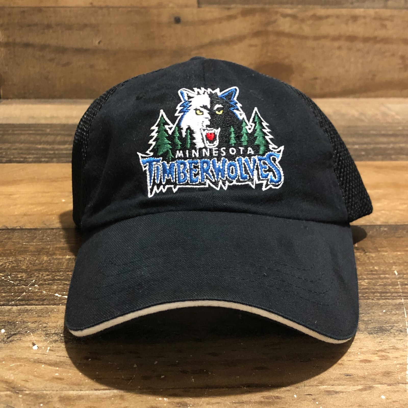 Minnesota Timberwolves Hat Strapback Cap Boys Black NBA Basketball Kids ...