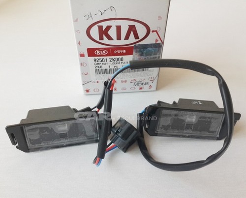 KIA 2010-2013 SOUL Rear License Plate Lamp Assy Genuine OEM 92501-2K000 ...