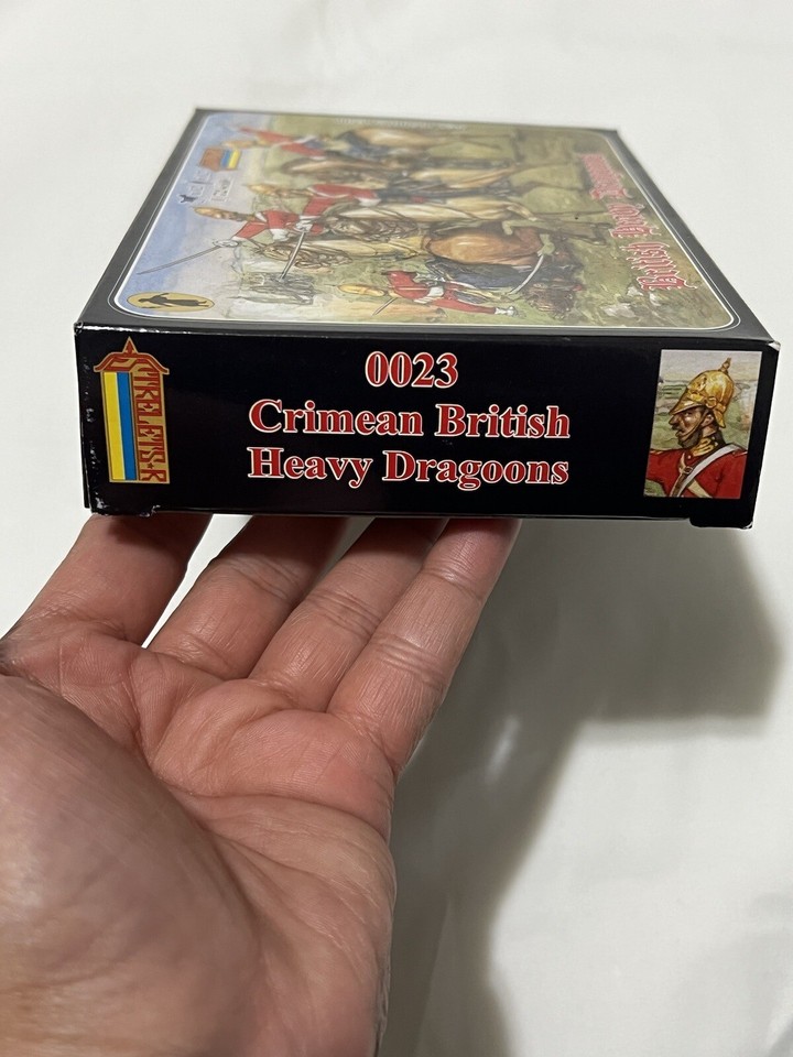 CRIMEAN WAR BRITISH HEAVY DRAGOONS 1/72 Scale Strelets Model Kit 24 Pcs ...