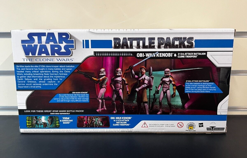Star Wars TCW Battle Packs - Obi-Wan Kenobi & 212th Attack Battalion ...