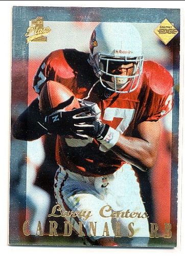 1998 Collector's Edge 1st Place - Larry Centers #45 50-Point Silver ...