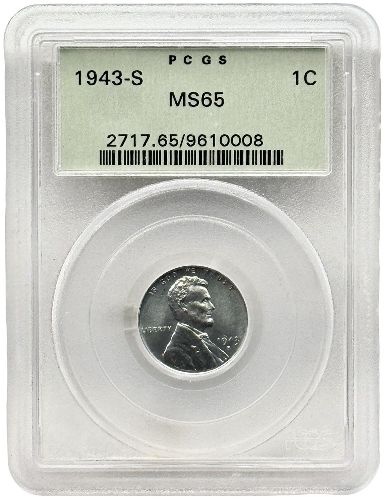 1943-S Lincoln Steel Cent PCGS MS65 | eBay