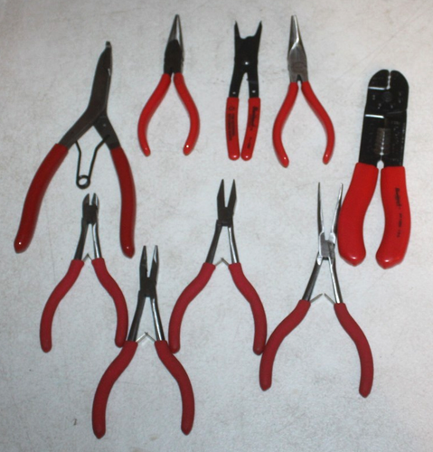 Lot 9 Black Hawk Pliers Set Blackhawk Bent Needle Ring Nose | eBay