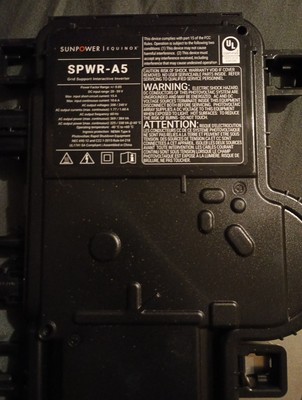 Sunpower SPWR-A5 Micro inverter For Solar Installation | eBay