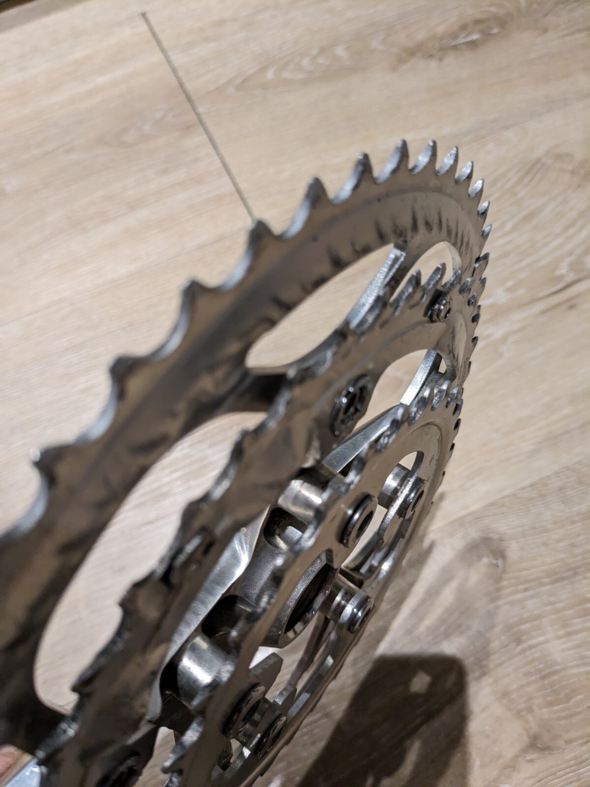 Shimano+105+FC-5505+Octalink+9+Speed+Chainset+-+52+%2F+42+%2F+30t ...