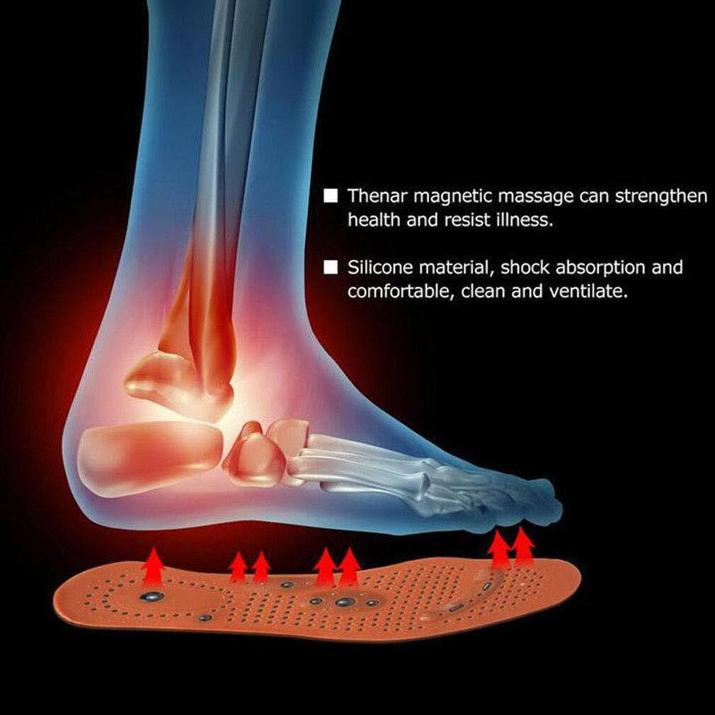Foot Magnetic Massage Shoe Insoles Acupressure Therapy Reflexology Pain ...