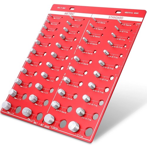 Nut and Bolt Thread Checker 44 Thread Identifier 22 Metric & 22 ...