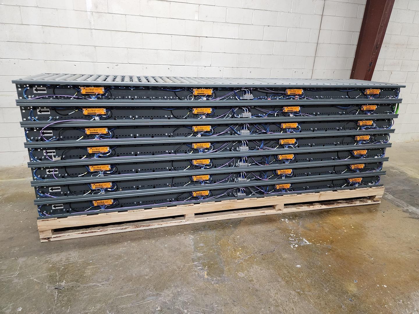 Intelligrated MDR 24 volt Zero Pressure Roller Conveyor 33" x 12' Many ...