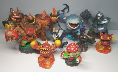 Lot of 10 Skylanders Giants And Mini Character Figures Terrafin Crusher ...