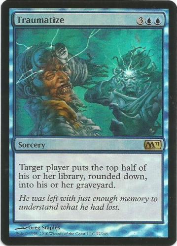 Foil - Traumatize - Magic the Gathering MTG M11 LP/NM L4 | eBay Australia